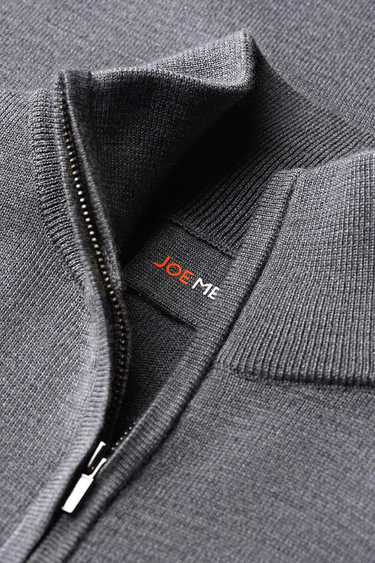 Joe Zip Extra Long Harvard Grey | Joe Merino
