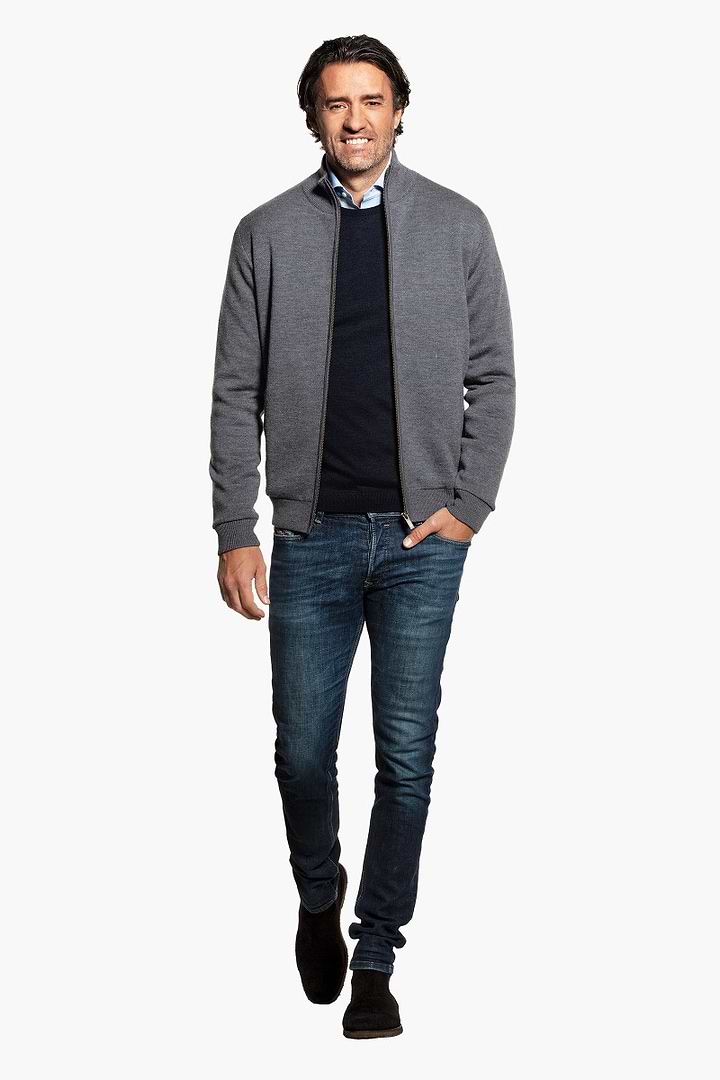 Joe Jacket Harvard Grey | Joe Merino