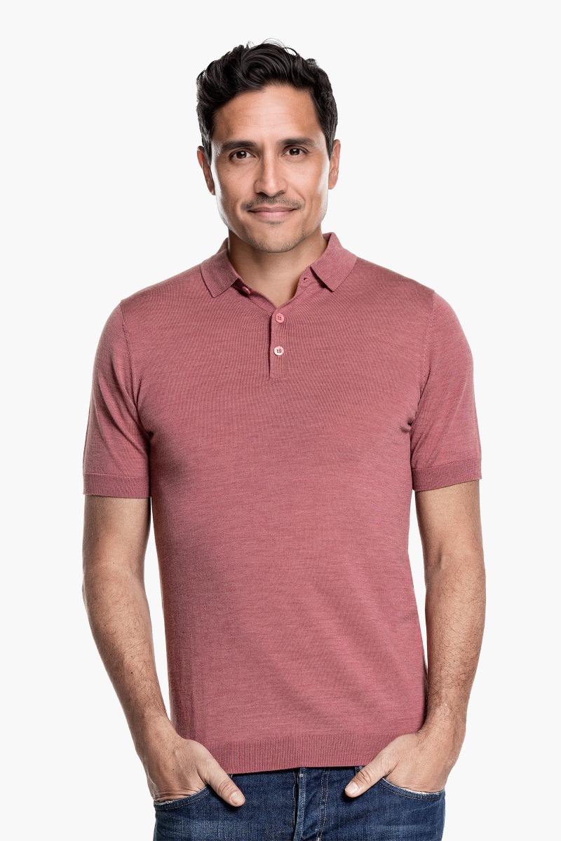 Riva Buttons Short Sleeve Peruvian Pink